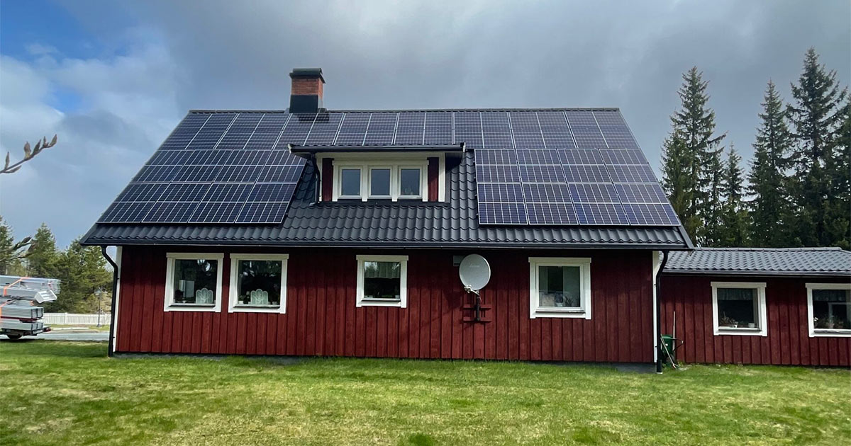 Solpaneler i Nordmaling – lokal installation av solceller